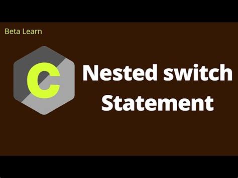 C Language Nested Switch Statement YouTube