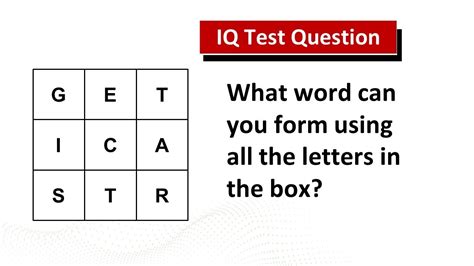 Iq Test Questions With Answers Iq Seç Pano