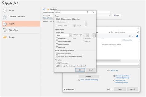 how to save powerpoint presentations as pdf files