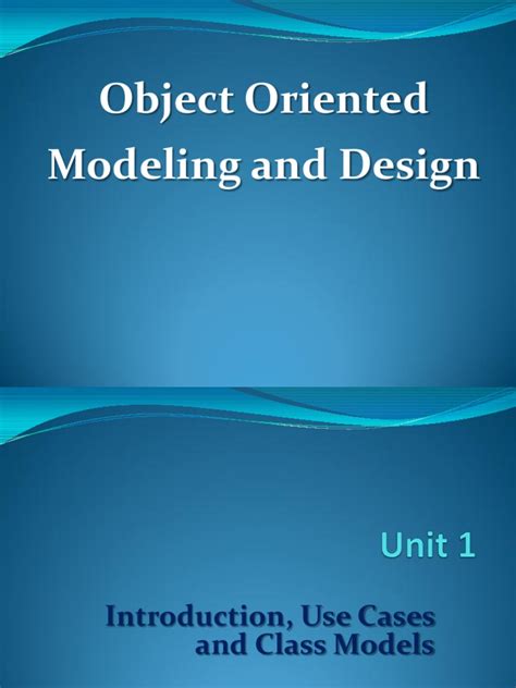 oomd unit1 combined slides download free pdf inheritance object oriented programming