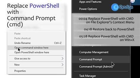 how to replace command prompt with powershell in windows 10 vrogue
