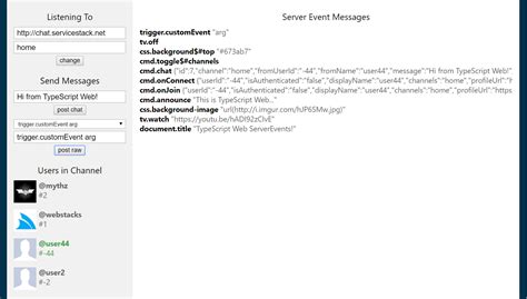 github servicestackapps typescript server events showcase of different typescript apps