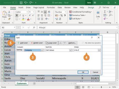 How To Sort In Excel CustomGuide
