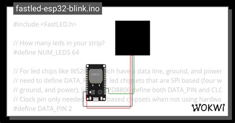 fastled esp32 o wokwi esp32 stm32 arduino simulator