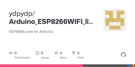 github ydpydp arduino esp8266wifi library esp8266 core for arduino