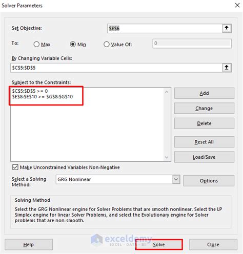 how to use excel solver for linear programming with easy steps