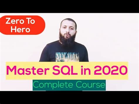 SQL Complete Crash Course In 2020 Master SQL From Zero To Hero Level
