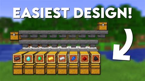 Minecraft EASY Automatic Sorting System 1 21 Tutorial Auto Sorter