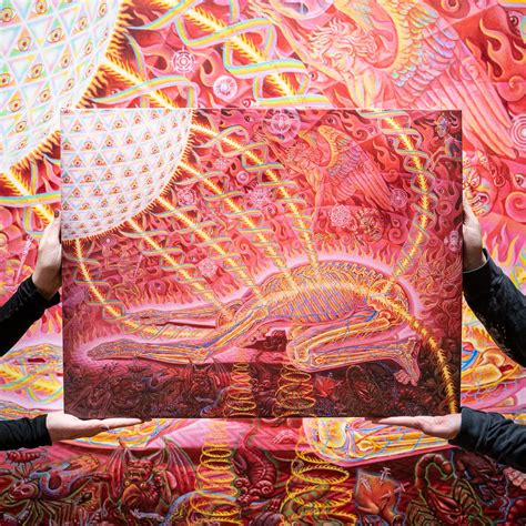 Never Before Released Artwork Prostration By Alex Grey Cosm Shop