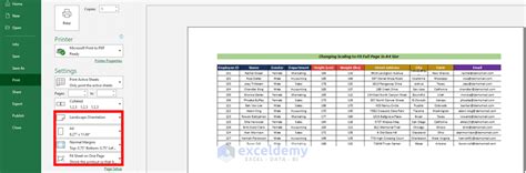 How To Print A Full Page Of An Excel Sheet In A4 Size 5 Methods