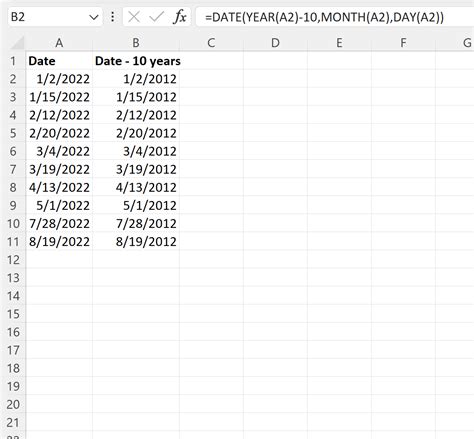 How To Add Years To Date In Excel With Examples