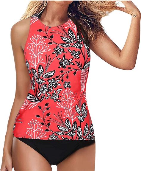 Vexiangni Bikini Womens Large Breasts 85d Swimsuits Two Piece Swimsuit Swimsuit Tankini