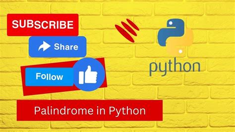 palindrome of a integer in just 10 minutes python loops youtube