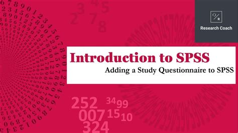 introduction to spss defining variables and adding a questionnaire in spss youtube