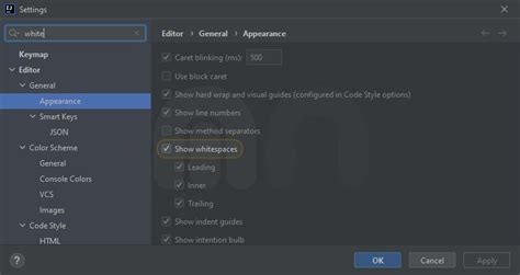 how to show whitespace in intellij idea marc nuri