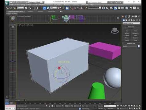 3ds Max Move Rotate Scale Objects YouTube