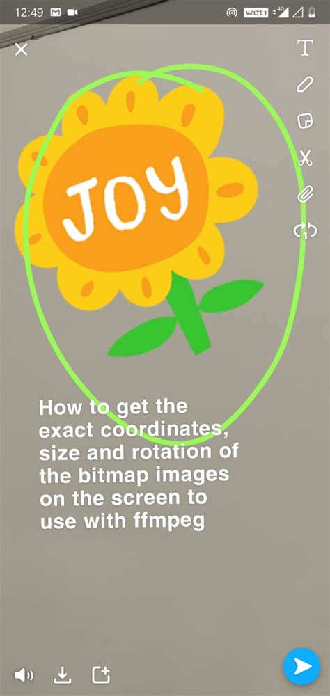 Android How To Get Coordinates Scale And Rotation Data Of A Widget