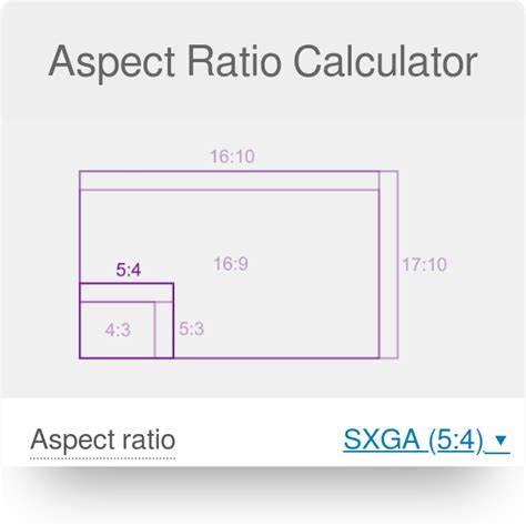 aspect ratio calculator