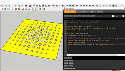 Patterned Panel In Ruby Ruby API SketchUp Community