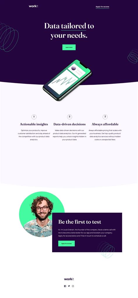 Frontend Mentor Workit Landing Page Challenge Structure Html Coding