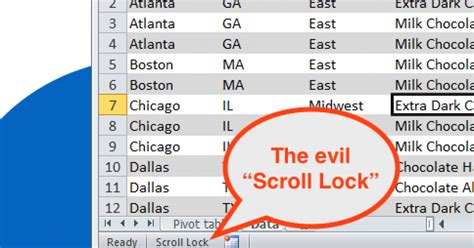 How To Turn Off Scroll Lock In Excel Exceljet