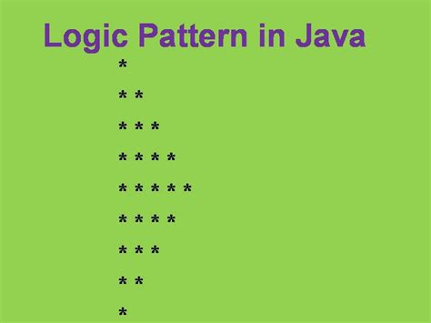 Logic Pattern In Java Half Diamond YouTube