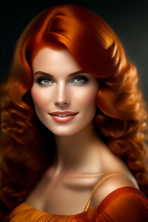 Lexica A Beautiful Young Woman With Auburn Hair