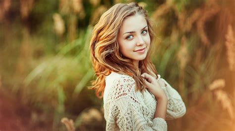1920x1080 Women Pornstar Blonde Long Hair Katerina Kozlova Looking At Viewer Sitting Deck Chairs