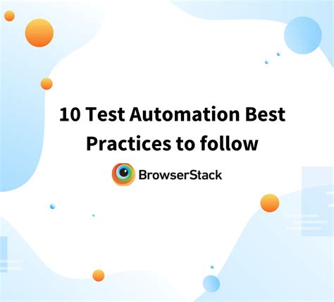 15 Best Test Automation Practices To Follow In 2024 BrowserStack