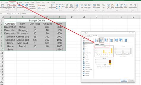 How To Make A Stacked Column Chart In Excel