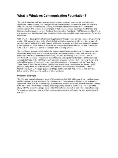 windows communication foundation and wpf pdf windows communication foundation soap