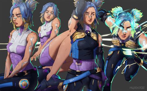 Artstation Valorant Neon