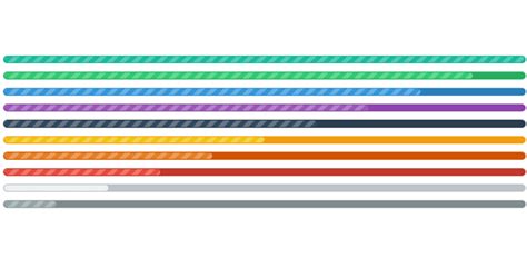 纯css3炫酷进度条科技感