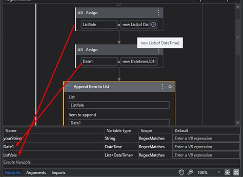 How To Assign Value In Datetime List Variable Activities UiPath