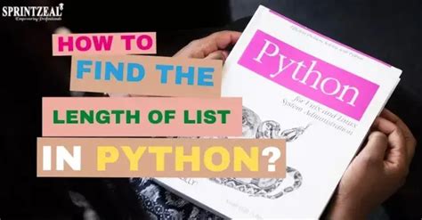 Find The Length Of List In Python