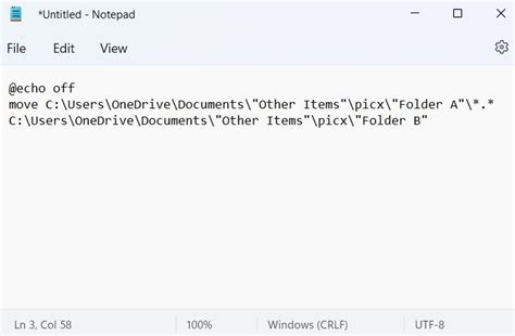 how to create and use a batch file to move multiple files in windows make tech easier