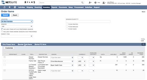 Inventory Management Software NetSuite