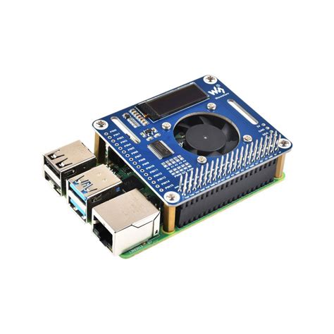 pwm controlled fan hat for raspberry pi i2c bus pca9685 driver temperature monitor