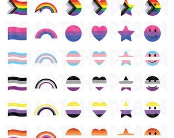 LGBTQ Flags Pride Printable Cut Files Etsy UK