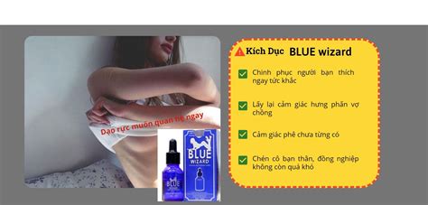Thuốc kích dục nữ chính hãng BLUE WIZARD
