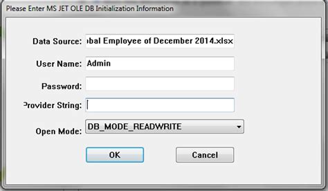 solved ole db connection string to excel 2013 xlsx file qlik community 748267