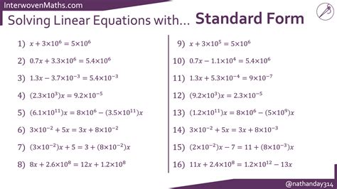 solving linear equations from parallel lines interwoven maths