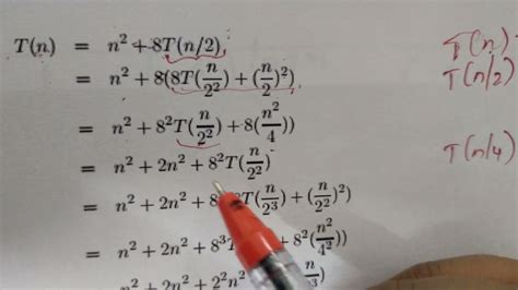 daa 5 recurrence analysis iteration method youtube