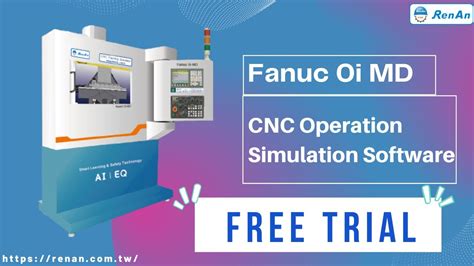 cnc operation simulation software fanuc 0i md 【renan soft】 youtube