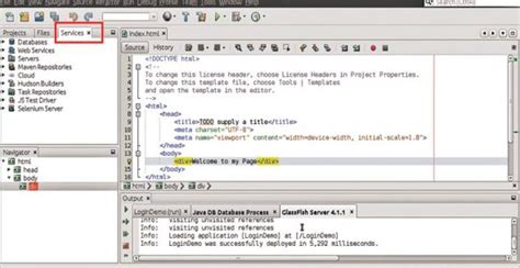 developing web applications using netbeans