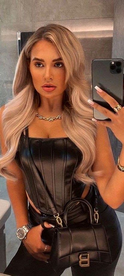 Pin By ⫷ ♛ Cапдїпаѵїап Ѵїкїпg ♛⫸ On Blondes Belles Fashion Leather And Lace Bodycon Dress