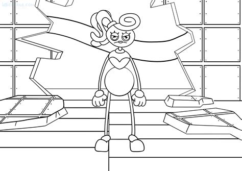 Mommy Long Legs Coloring Pages