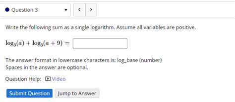 solved question 3 write the following sum as a single