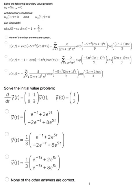 solved solve the following boundary value problem u 5 uxx