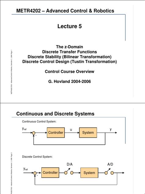 adv control and robotic lec 5 pdf analog to digital converter control theory